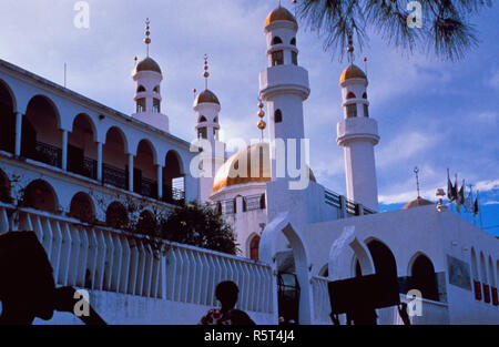 the mosque in the city of Moroni in the Island of Comoros in the Indian ...