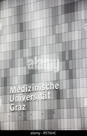 lettering of the medical university of graz in styria Stock Photo - Alamy