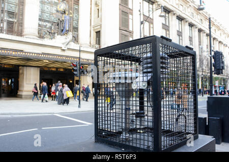Air pollution monitor on Oxford Street, London, UK Stock Photo - Alamy