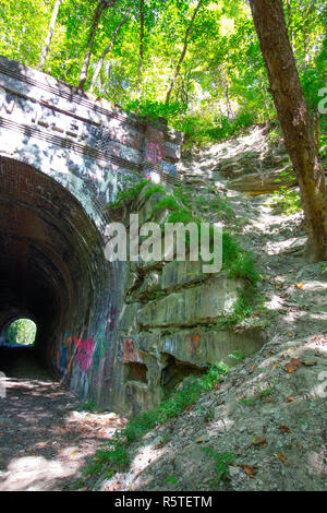Moonville Tunnel, Vinton County, Ohio Stock Photo - Alamy