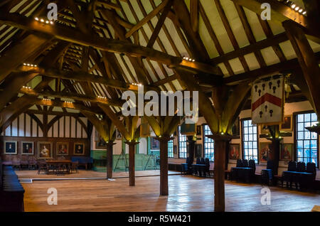 Interior of The Great Hall of the medieval Merchant Adventurers Hall ...