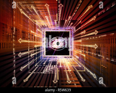 Paradigm of the Virtual Space Stock Photo - Alamy