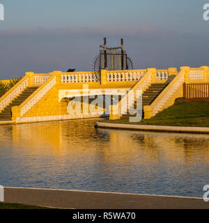 boating lake at redcar, north yorkshire, uk Stock Photo - Alamy