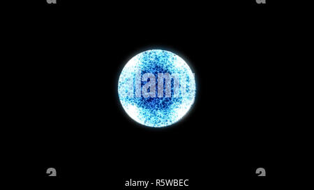 Abstract glow sphere. Digital illustration Stock Photo - Alamy
