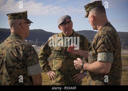 US Marine Corps Colonel Doug Krugman of the 1st Marines Expeditionary ...