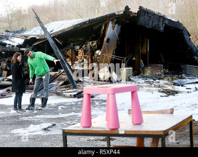 Duisburg, Germany. 03rd Dec, 2018. View of the Duisburger Tafel food ...
