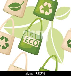 eco bags label Stock Vector Image & Art - Alamy