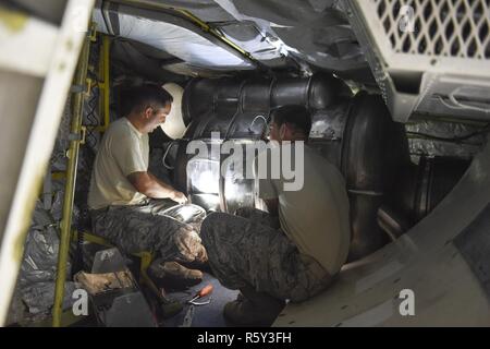 U.S. Airmen with the 461st Aircraft Maintenance Squadron, 461st Air ...
