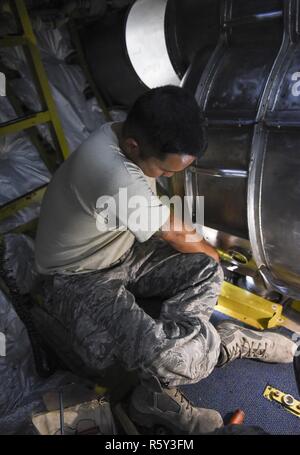 U.S. Airmen with the 461st Aircraft Maintenance Squadron, 461st Air ...