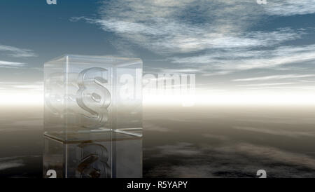 paragraph symbol in glass cubes Stock Photo - Alamy