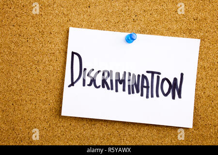 A Man Brainstorming about Discrimination Stock Photo - Alamy