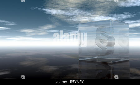paragraph symbol in glass cubes Stock Photo - Alamy