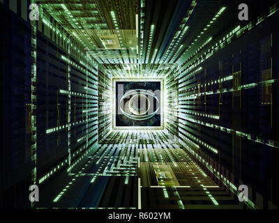 Paradigm of the Virtual Space Stock Photo - Alamy