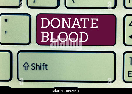 Word writing text Blood Donors Wanted. Business concept for Looking for ...