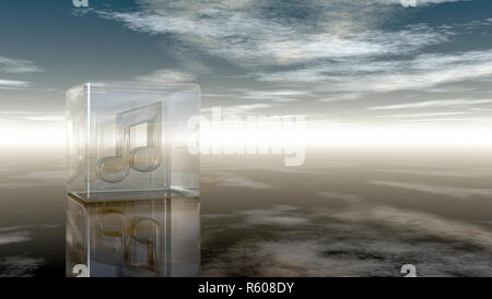music note in glass cubes Stock Photo - Alamy