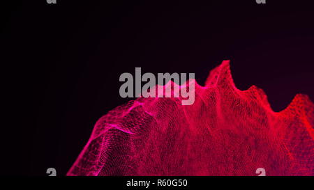 loopable abstract particle background, 3d render with depth of field Stock Photo - Alamy