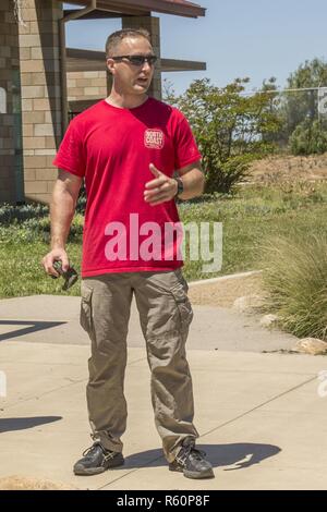 U.S. Marine Corps Capt. Gary Baxter, Keesler Marine Detachment ...