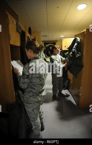 RAF fighter pilots prepare for sortie flight at crew briefing room RAF ...