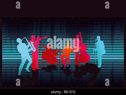 Rock band pictogram Stock Vector Art & Illustration, Vector Image ...