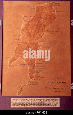 Old Bombay Map Stock Photo - Alamy