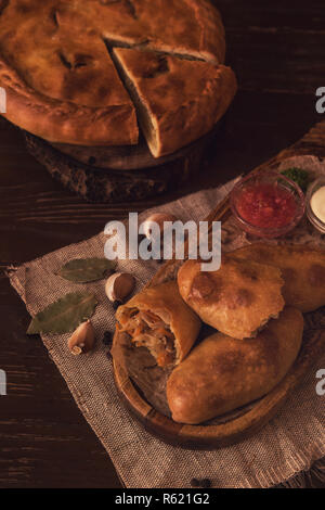 Different pies composition Stock Photo - Alamy