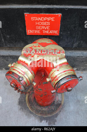 New York City, Siamese hydrant, Siamese connection, fire department ...