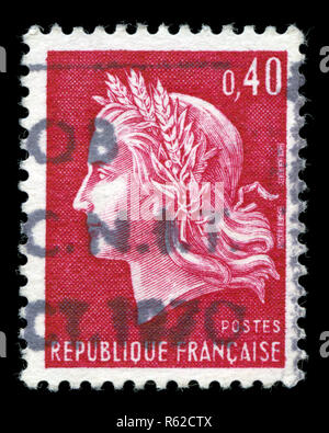 France Postage Stamp - Marianne of Cheffer Stock Photo - Alamy