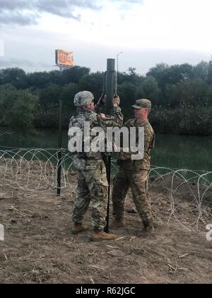 Border post in to USA near Columbus, New Mexico at Palomas Mexico Stock ...