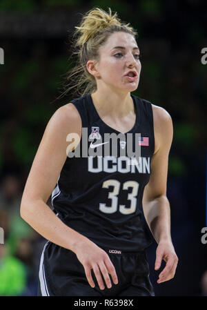 Connecticut forward Katie Lou Samuelson (33) during the first half of a ...