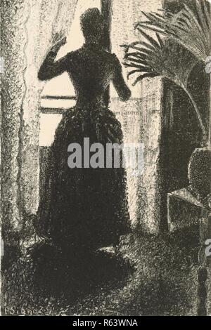 Woman at the Window: Initial Conception for the painting, "Sunday ...