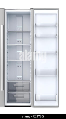 Empty big refrigerator Stock Photo - Alamy