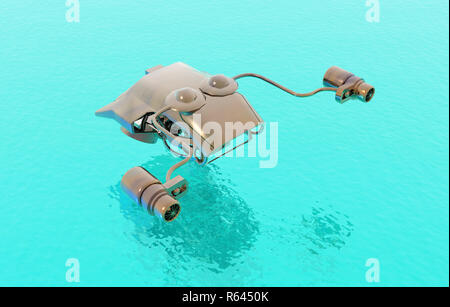 float glider with jet engines above the water Stock Photo - Alamy