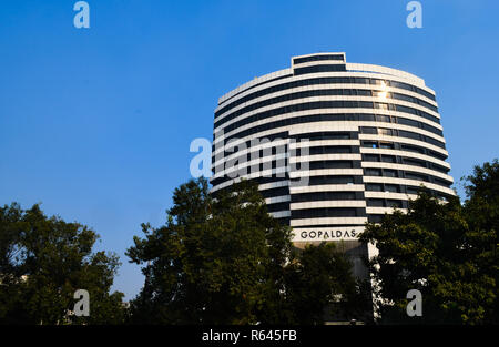 Iconic landmark Gopaldas building standing tall at the Barakhamba Road ...
