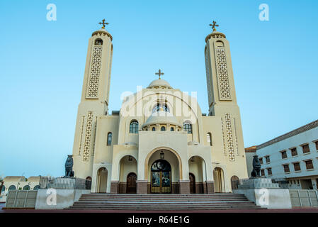 The Heavenly Cathedral. Coptic Church in Sharm El Sheikh Stock Photo ...