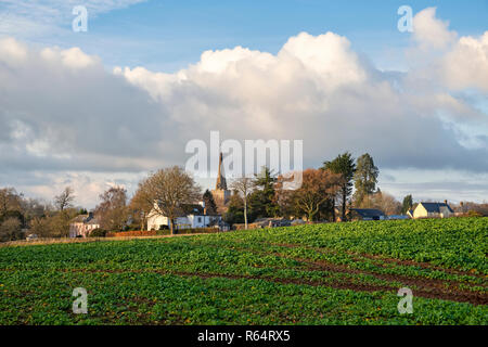 The village of Trellech in south Wales Stock Photo - Alamy