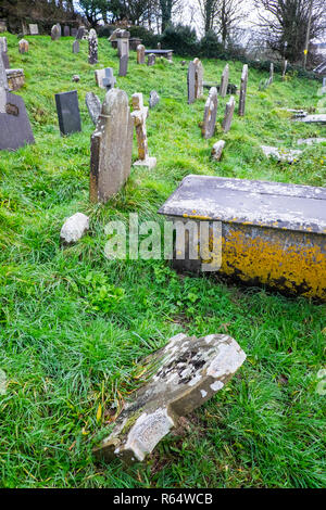 Church,and,graveyard,at,St Ishmael,village,rural,countryside ...