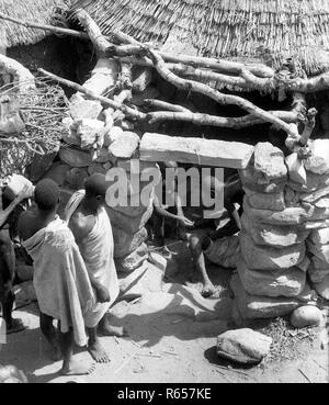 Cameroon tribes people celebrating independence on January 1, 1960 ...