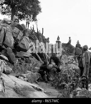 Cameroon tribes people celebrating independence on January 1, 1960 ...