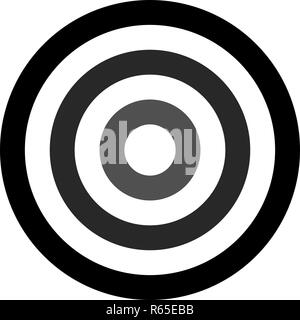 Target sign - black shades simple transparent, isolated - vector ...