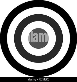 Target sign - black shades simple transparent, isolated - vector ...