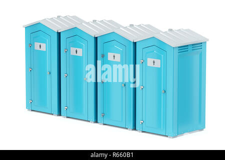 blue, toilet, box, boxes, cabin, portable, blue, toilet, plastic ...