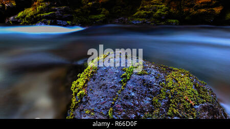 Iron Creak Falls, Mount St. Helens, Washington state Stock Photo - Alamy