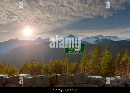 Tantalus Mountain Range from a viewpoint along the Sea to Sky Highway ...
