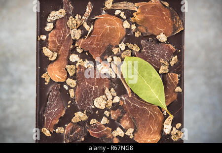 Unusual ingredients in handmade artisan chocolate Stock Photo - Alamy