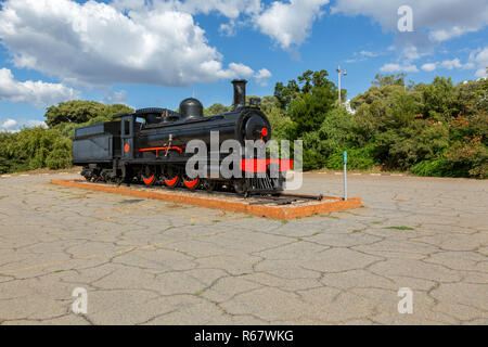 Classic steam locomotive of the South African railways on display at ...