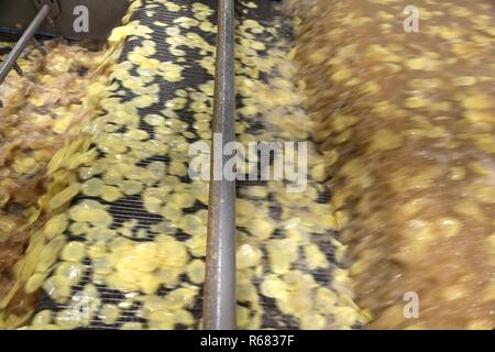 Lays crisps production line at the Frito-Lay factory on November 22 ...