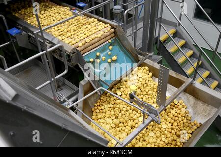 Lays crisps production line at the Frito-Lay factory on November 22 ...