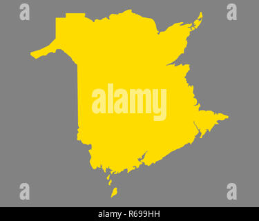 map of new brunswick Stock Photo - Alamy