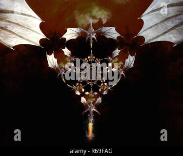 3D Rendering Fairy Tale Dragon on White Stock Photo - Alamy