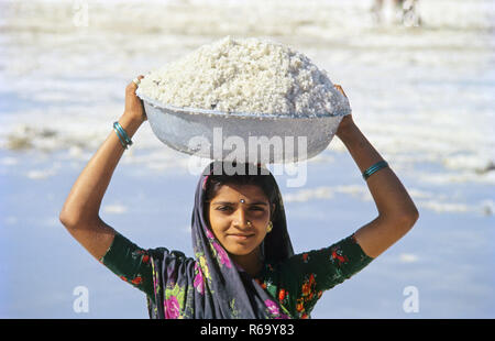 Salt manufacture, salt pans, Wadala, Bombay, Mumbai, Maharashtra, India ...